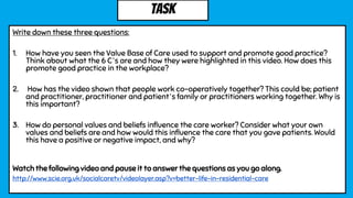 Values and beliefs 6 c's | PPTX