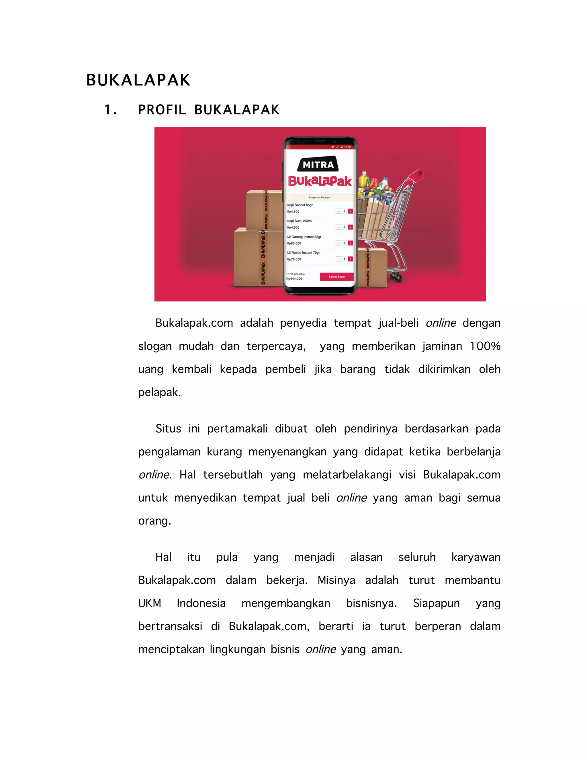 Task 2 bukalapak | PDF