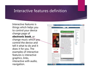 Task 2 Media Interactive Features | PPT