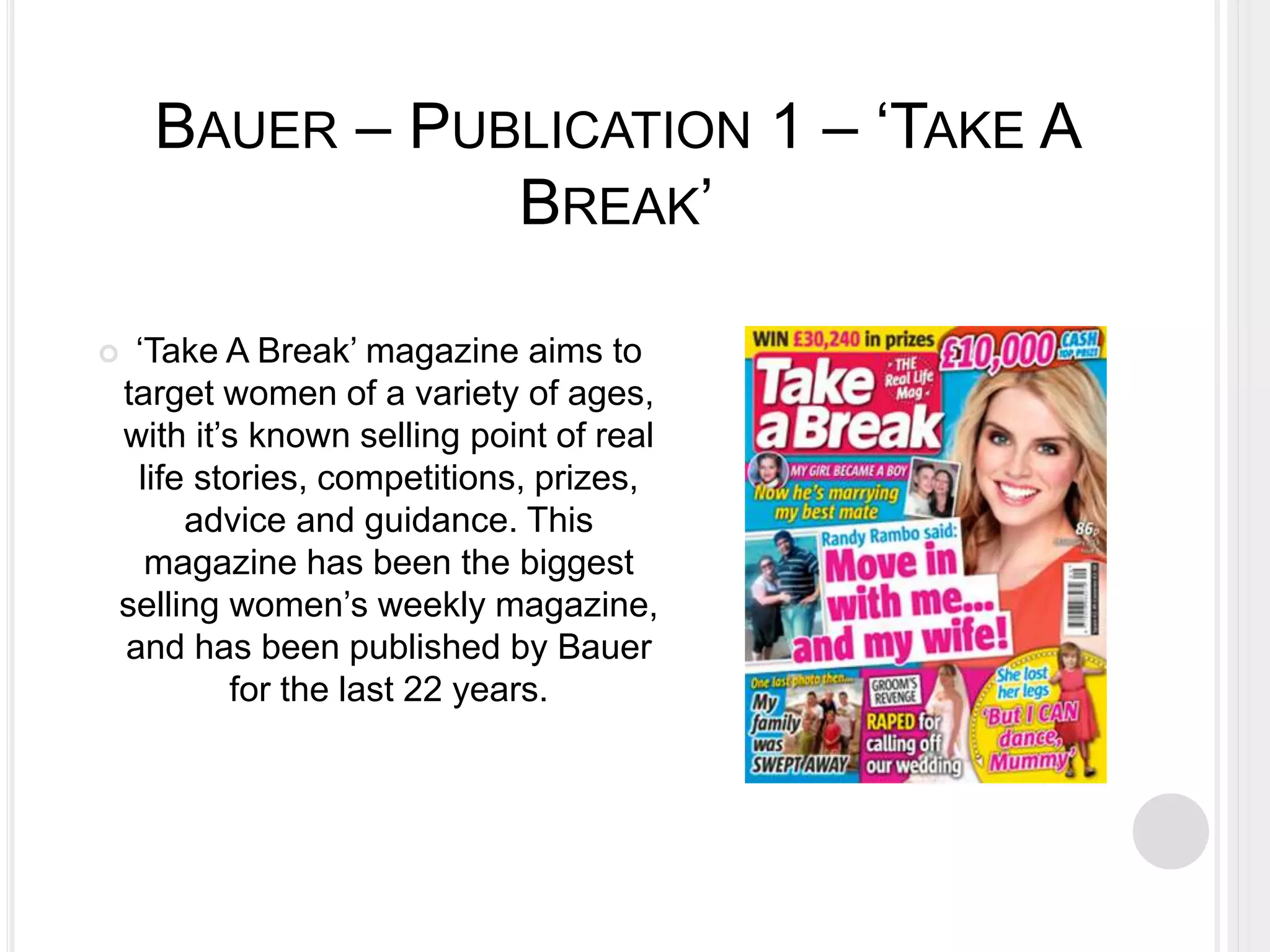 Task 2 – media studies magazines | PPT