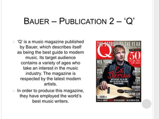 Task 2 – media studies magazines | PPT