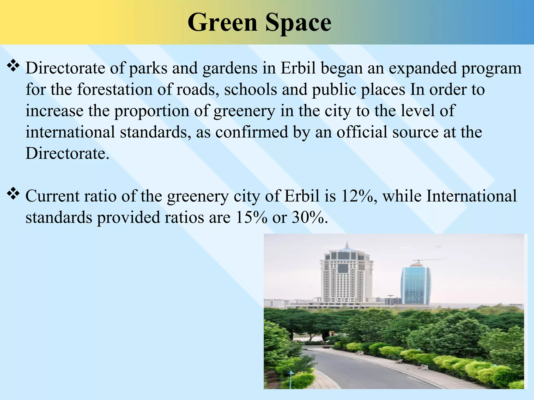 Task 2 My Hometown Sustainability( Erbil city) | PPT