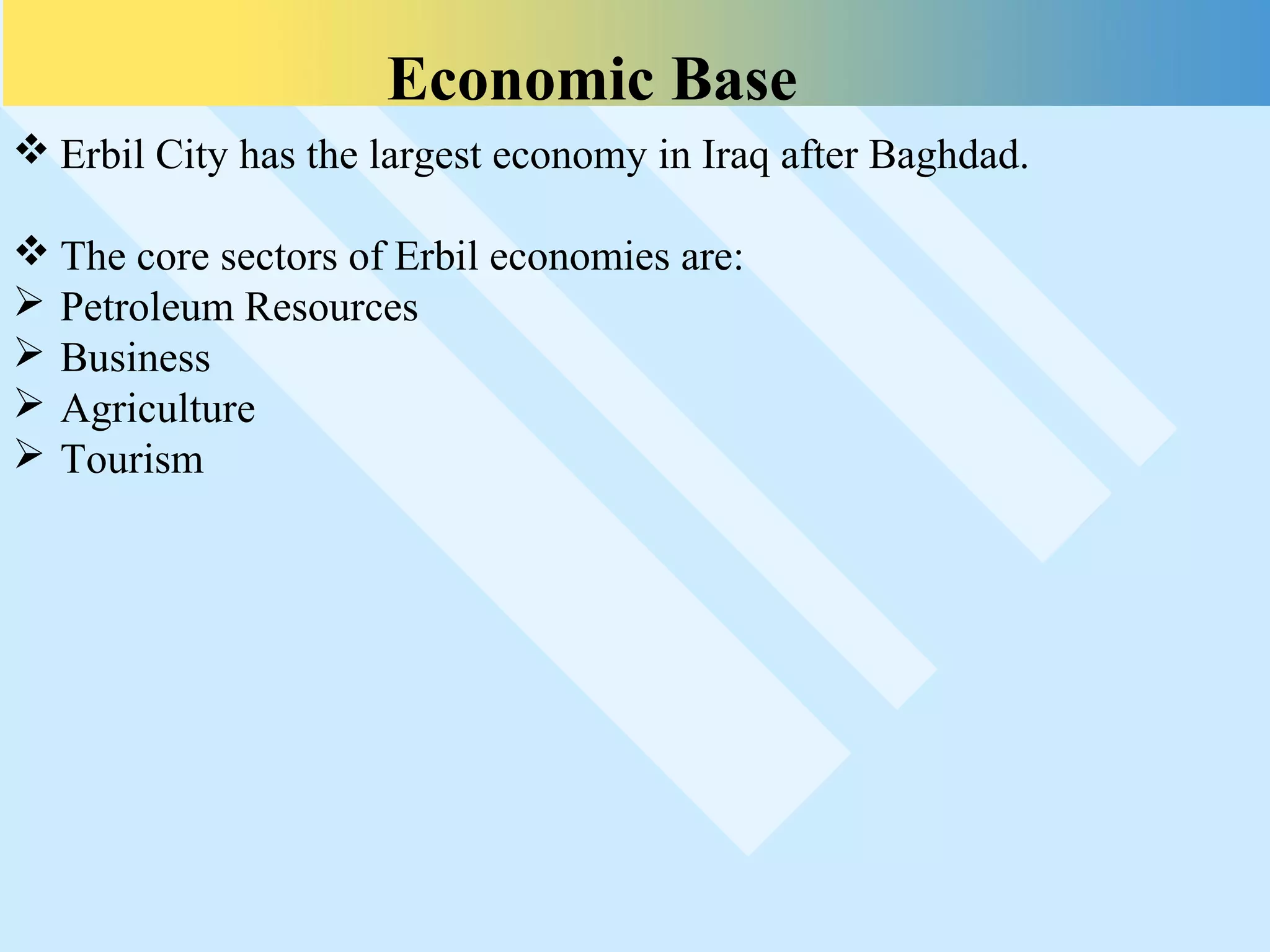 Task 2 My Hometown Sustainability( Erbil city) | PPT