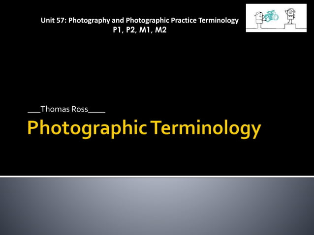 Task 2 photography terminology work sheet | PPTX | Photography | Arts ...