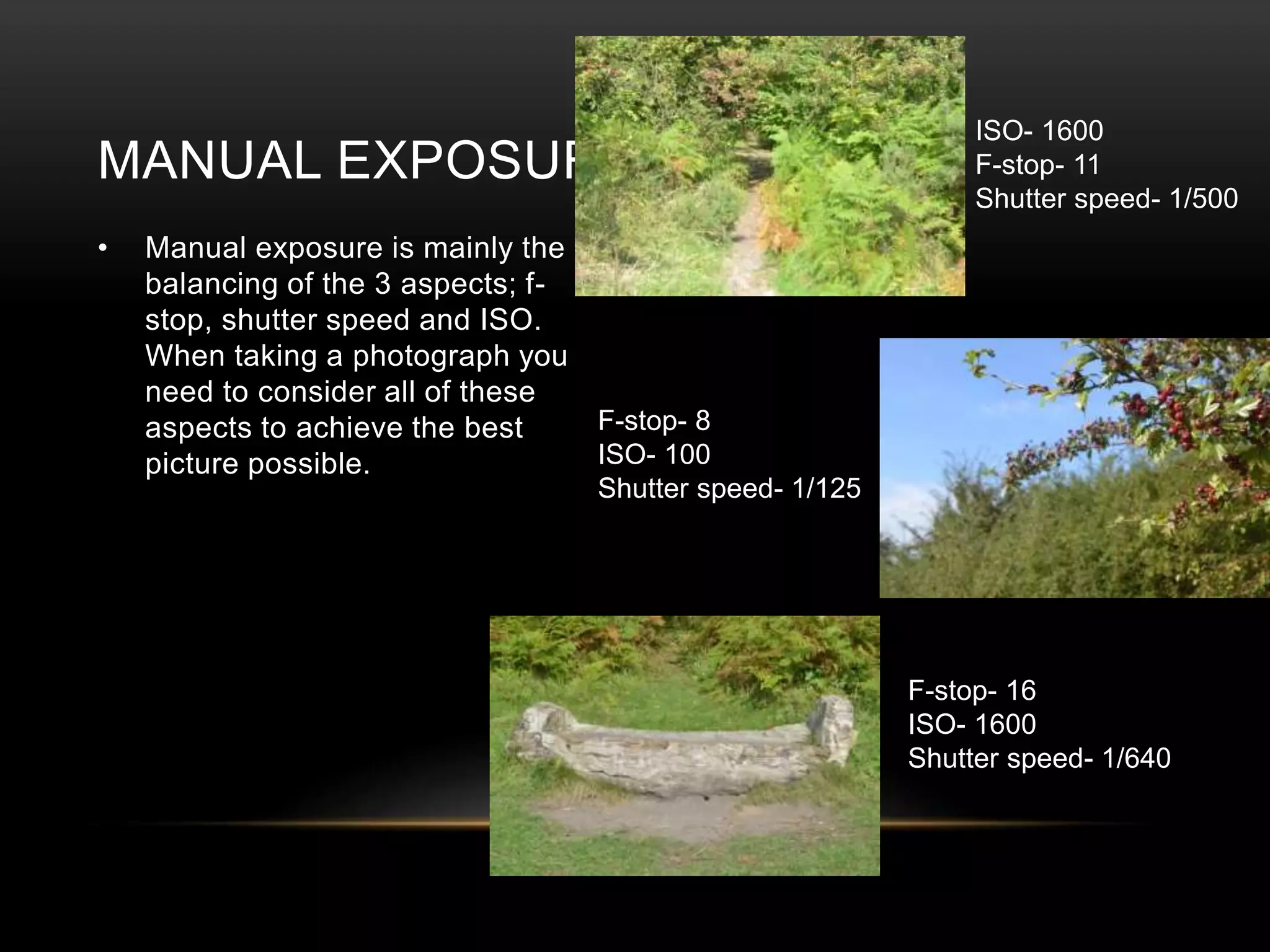 Task 2 photography terminology work sheet | PPTX