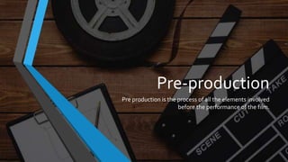 Task 2 purposes of pre production | PPT