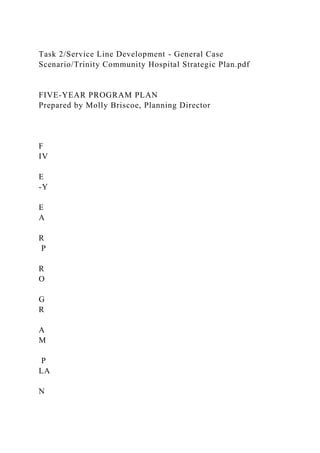 Task 2Service Line Development - General Case ScenarioCEO Posi.docx