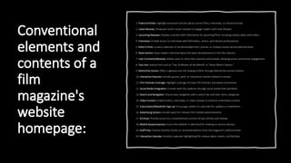 Website Production and Planning Research | PPTX