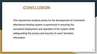 Biometric attendance register system for a school | PPT