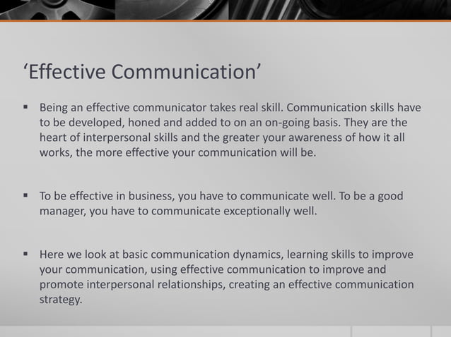 Task 3 effective communication in business | PDF