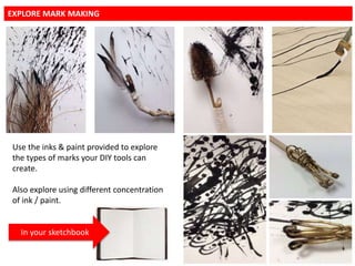 Task 3 Expressive Mark Making | PPTX