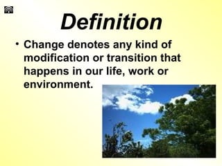 Dealing With Changes | PPT