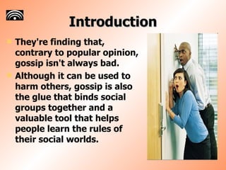 How To Deal With Gossip | PPT