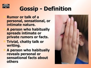Gossip Definition