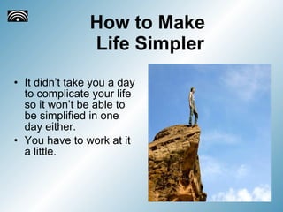 The Power of Simplicity - Task 3790 | PPT