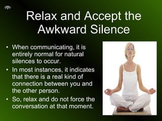 Silence - How To Handle with Silence | PPT