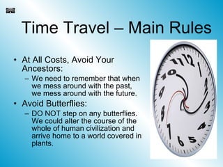 Time Travel - Main Aspects | PPT