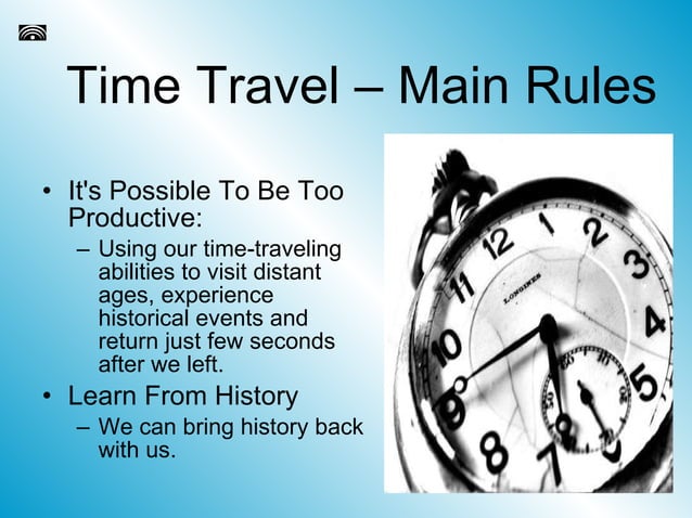 Time Travel - Main Aspects | PPT
