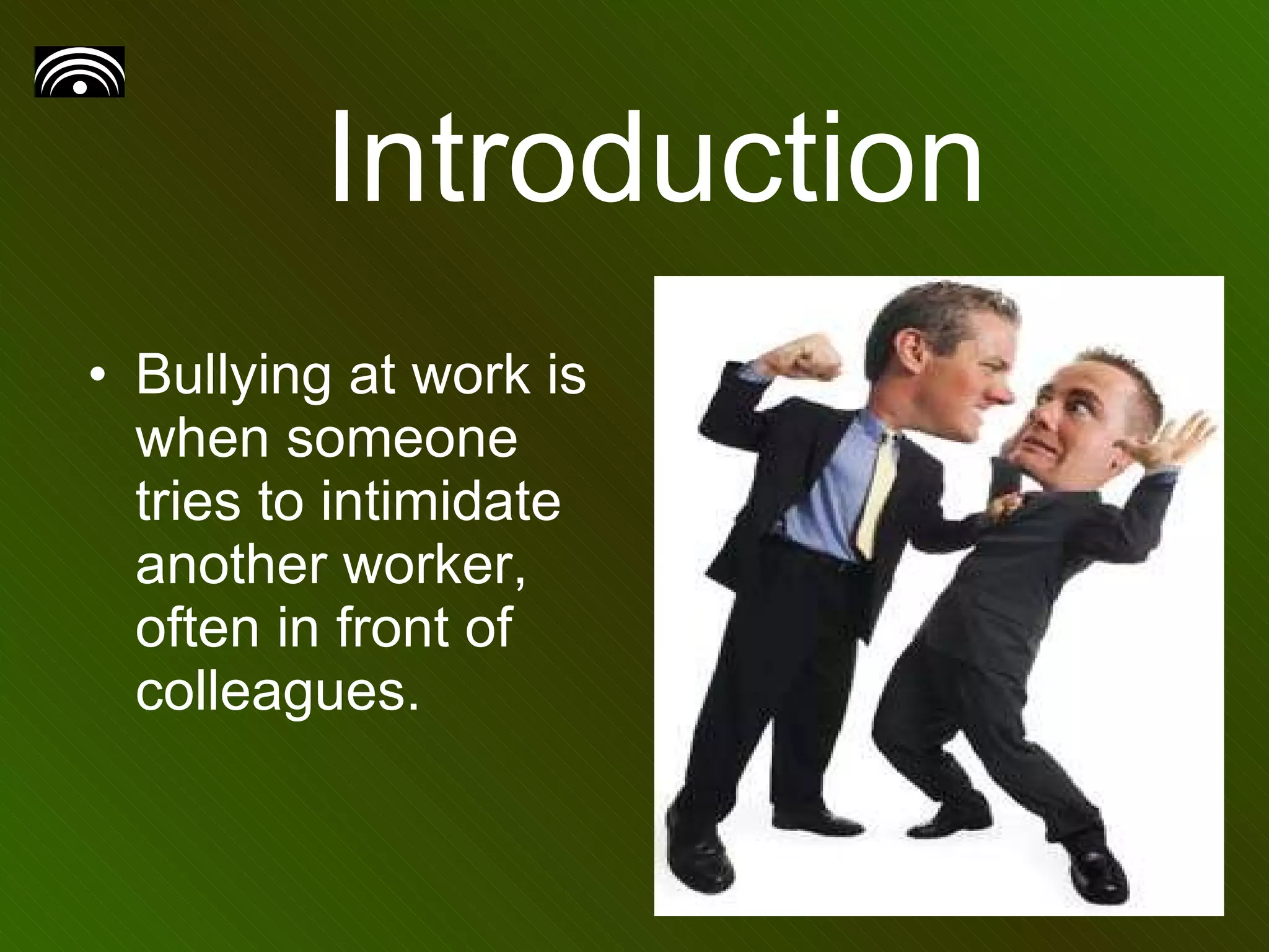Bullying In The Workplace | PPT