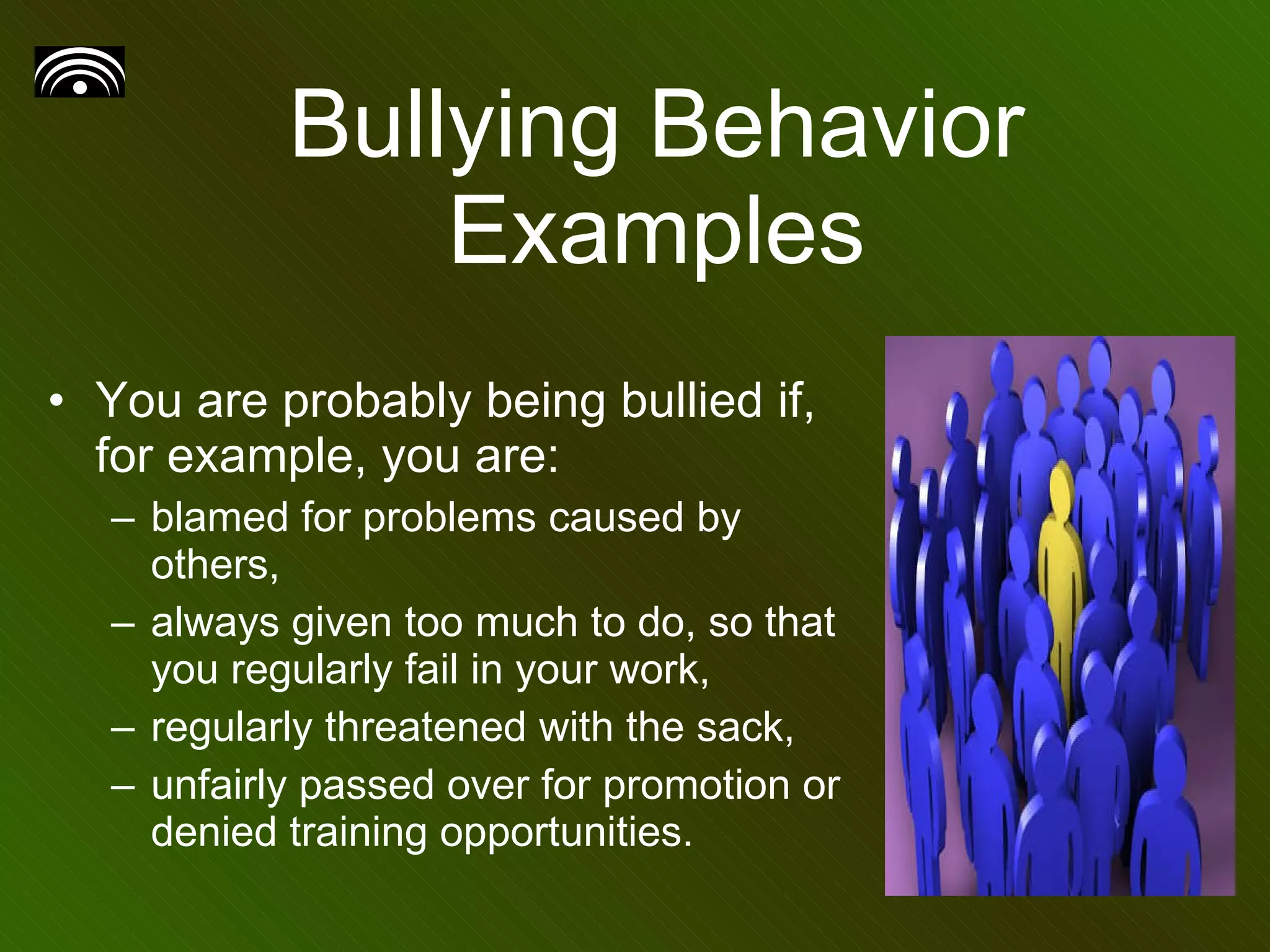 Bullying In The Workplace | PPT