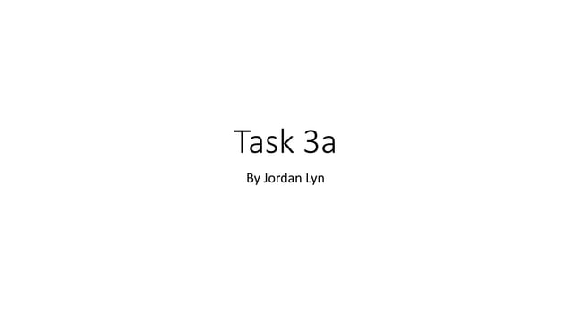 Task 3a | PPTX | Video Production | Content Production