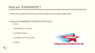 Academic Standards Guide for Parents | PPTX