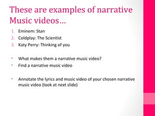 Task 3 a narrative music style | PPT