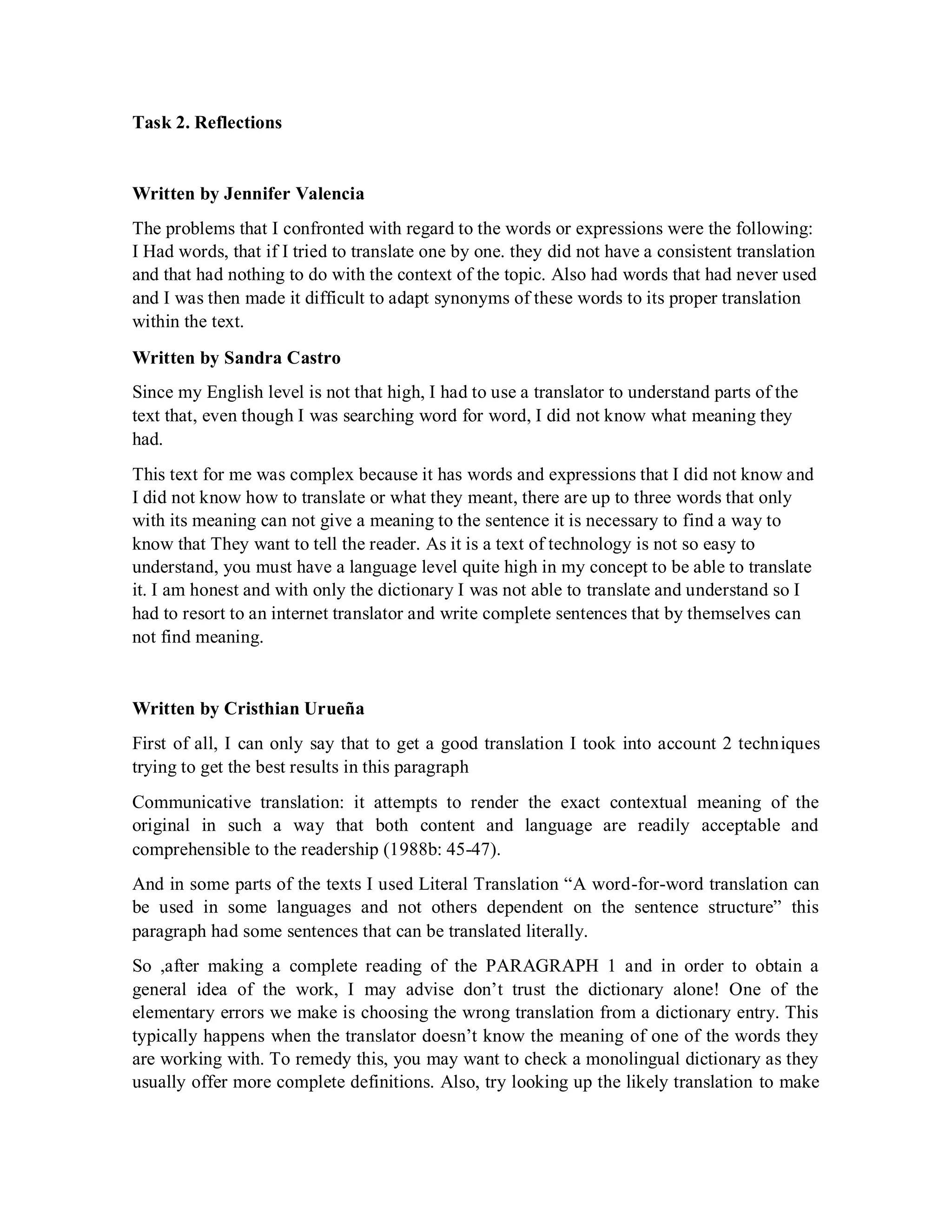 Task 3 collaborative work | PDF