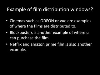Task 3 film distribution | PPT