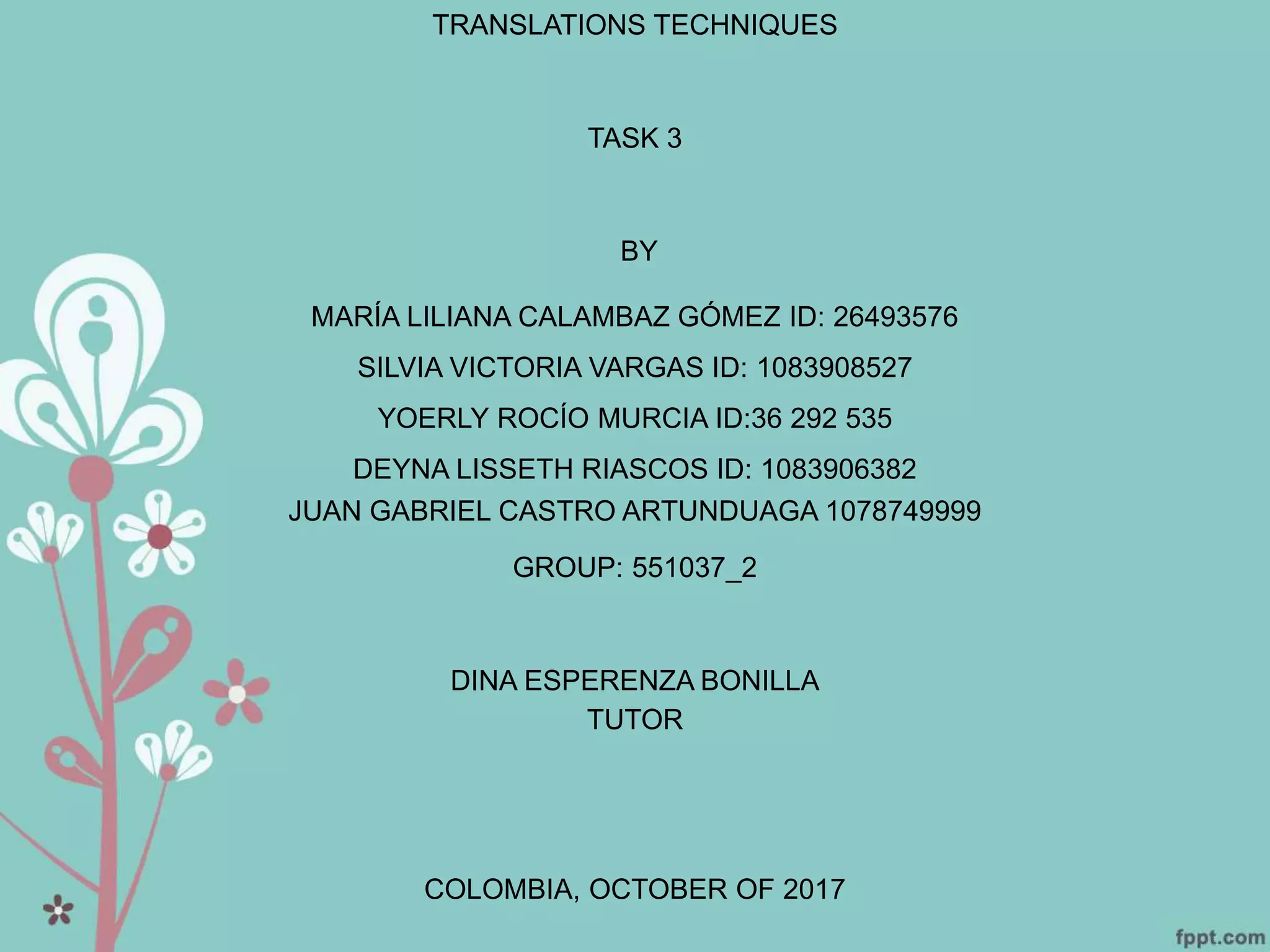 Task 3 collaborative job group 2 | PPT