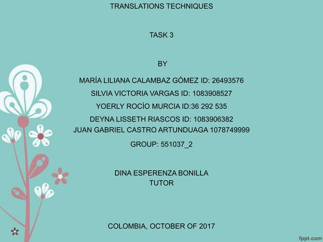 Task 3 collaborative job group 2 | PPT