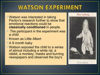 John watson & behaviourism | PPT