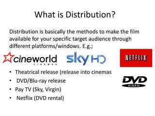 Film Distribution ect. | PPTX