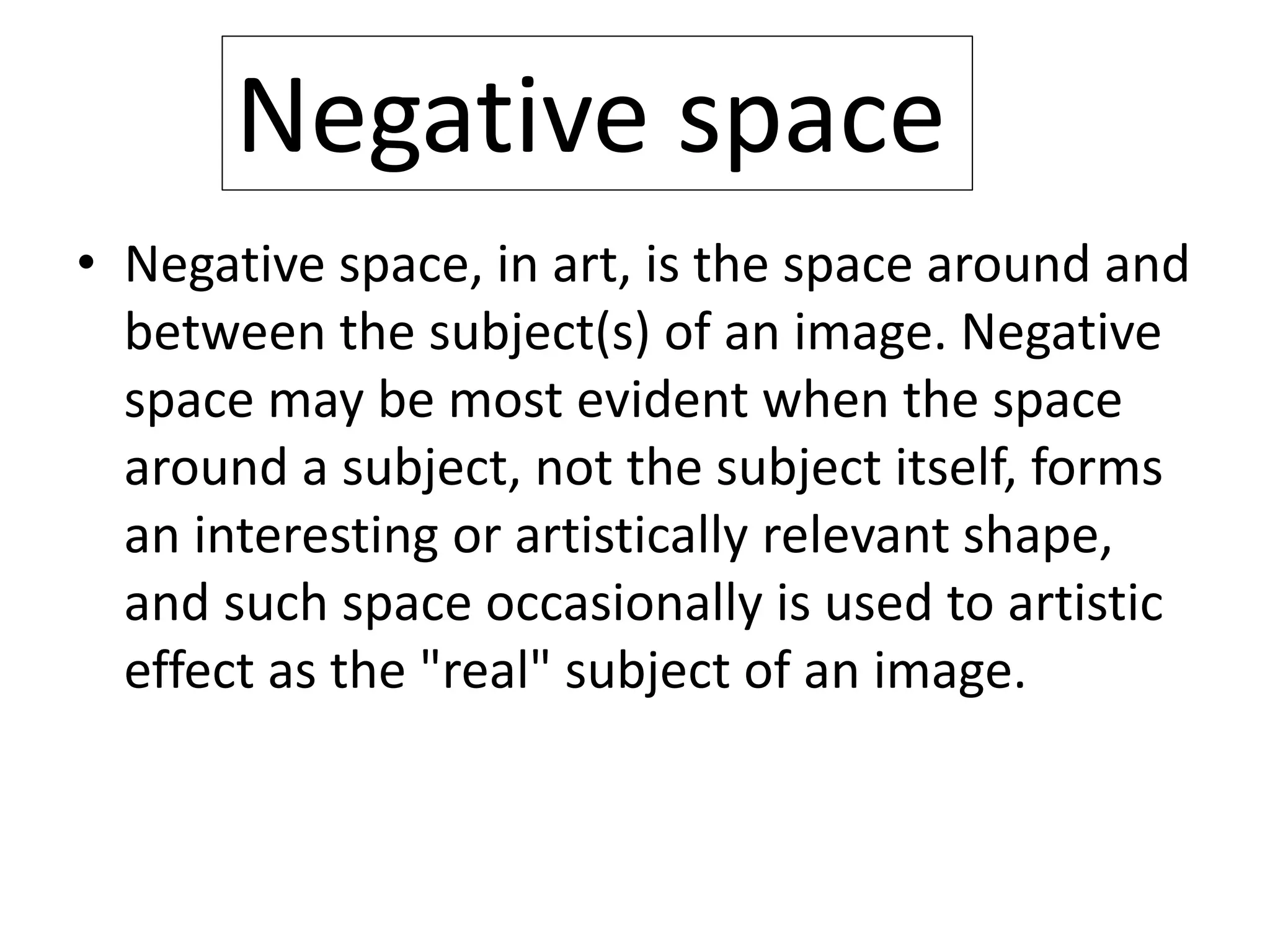 Task 3 negative space | PPTX