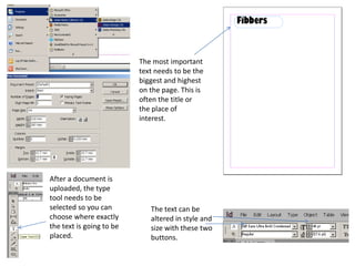Task 3 (Page layout) | PPTX | Desktop Publishing | Computer Software ...