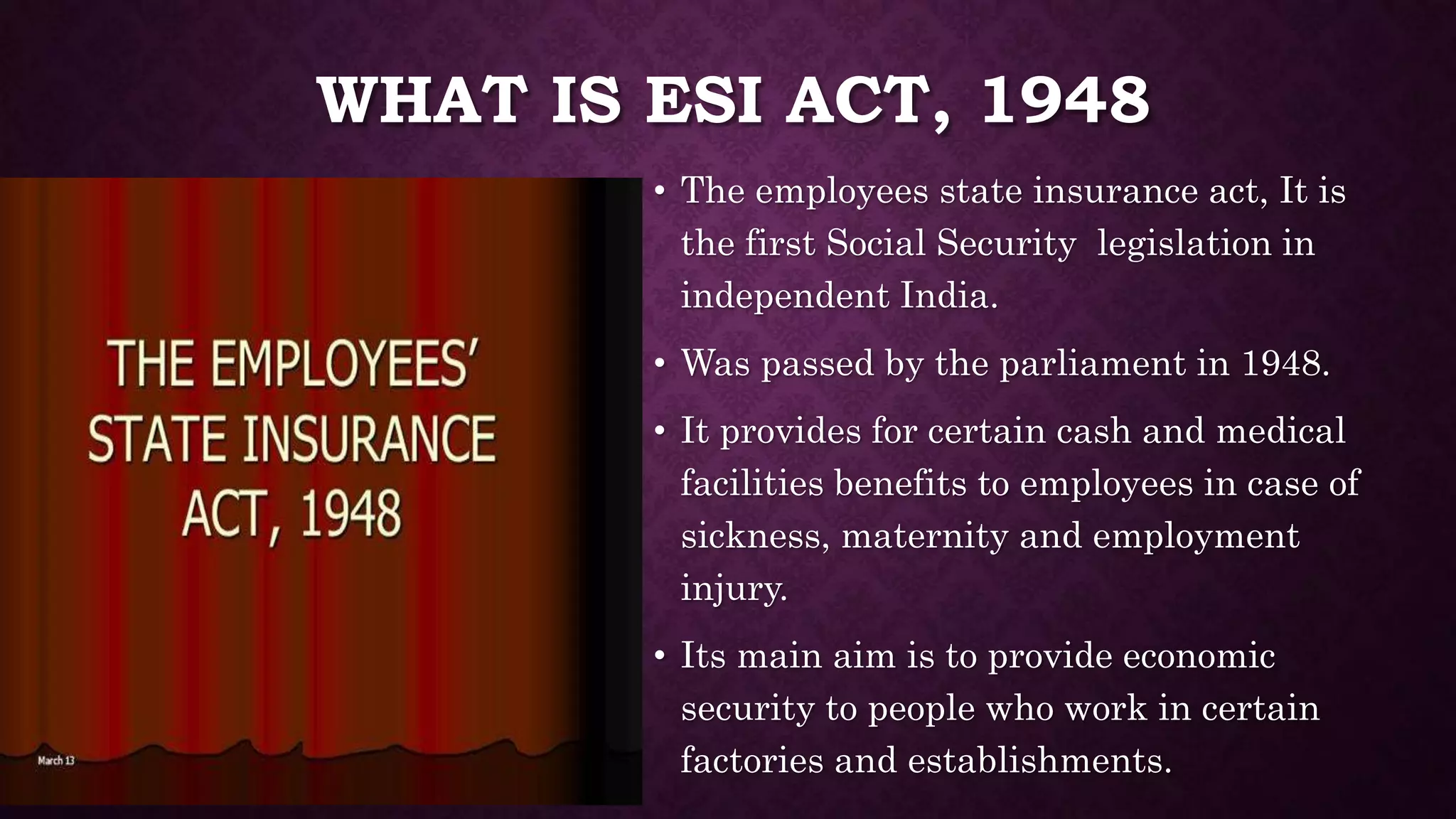ESI ACT-1948 | PPT