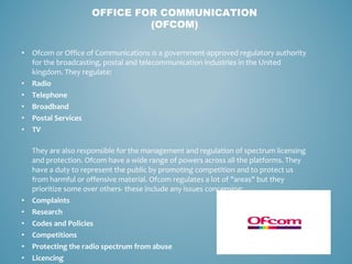 Task 3 regulatory bodies (1) | PPT