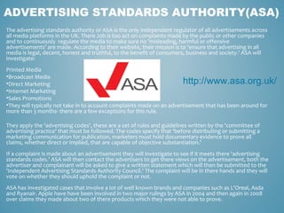 Task 3 regulatory bodies (1) | PPT