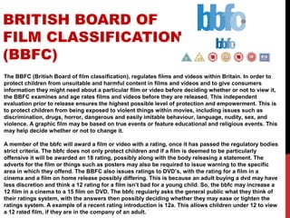 Task 3 regulatory bodies | PPT | Media Industry | Industries