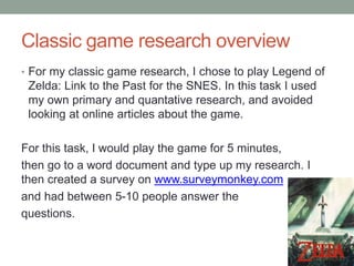 Task 3 – research findings | PPT