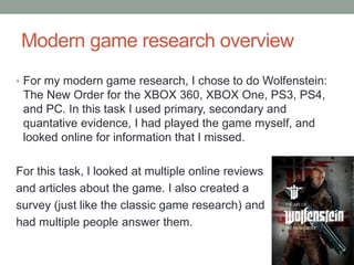 Task 3 – research findings | PPT