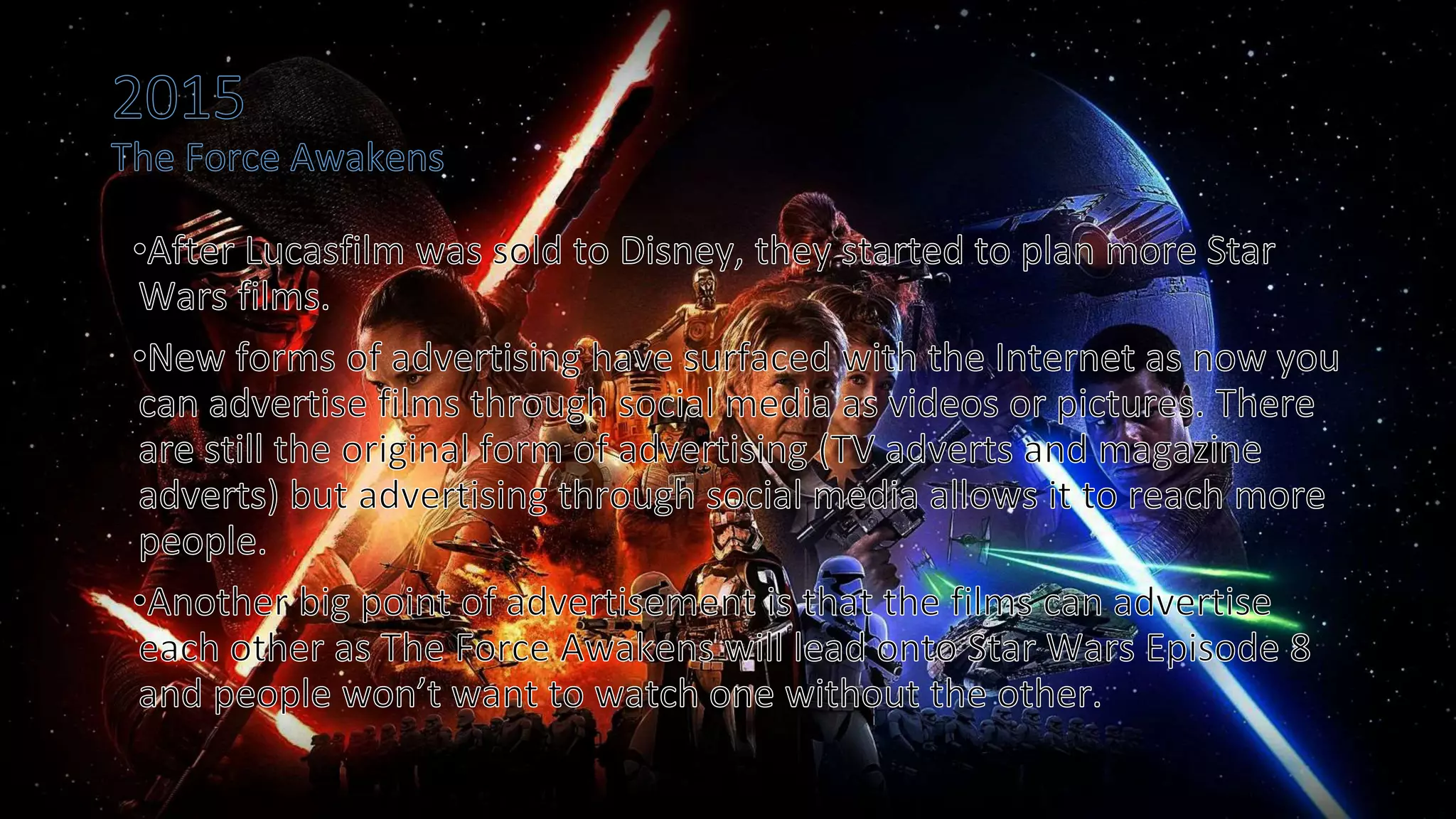 The Marketing of Star Wars Films | PPTX