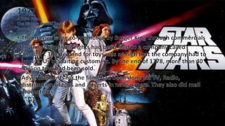 The Marketing of Star Wars Films | PPTX