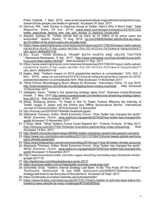 Twitter Business Strategy Assessment | PDF