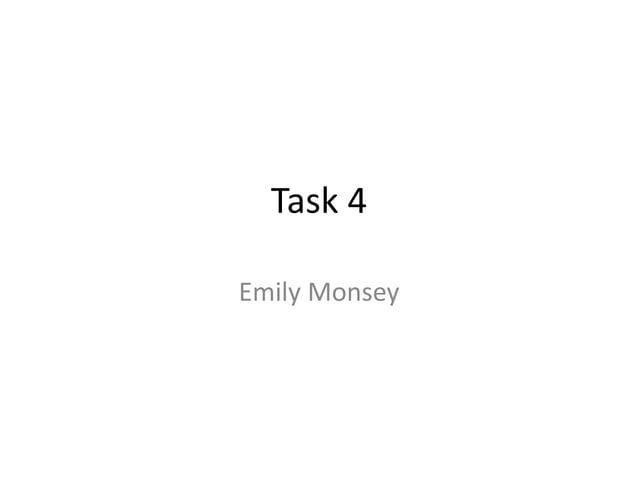 Task 4 | PPT