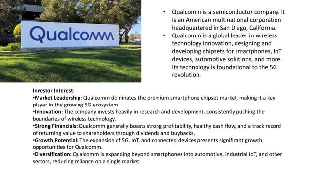 Financial Health and Balance sheet analysis of Qualcomm | PPT
