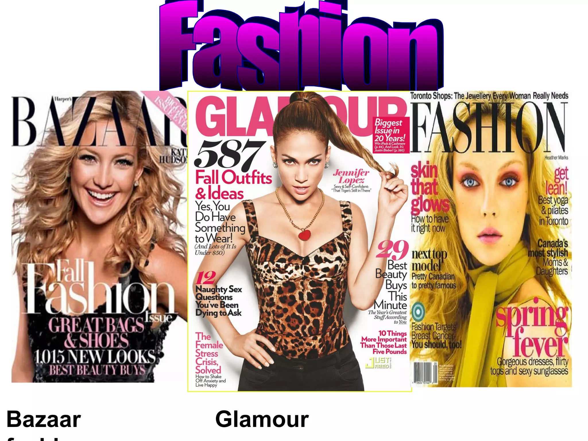 Task 4 magazine types | PPT