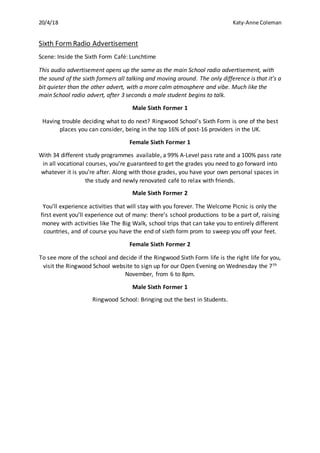 Task 4 Script | DOCX