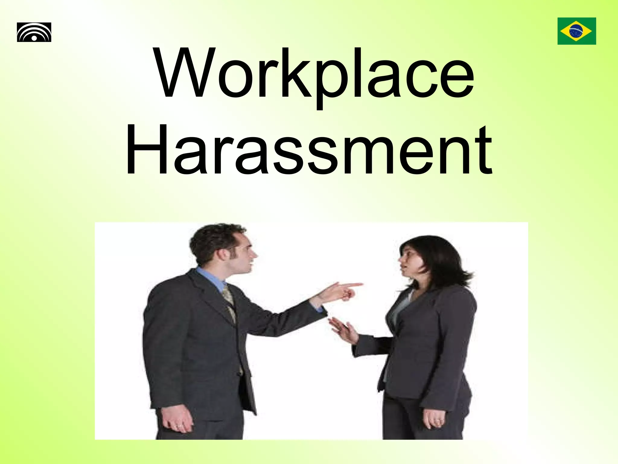 Workplace Harassment | PPT