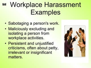 Workplace Harassment | PPT